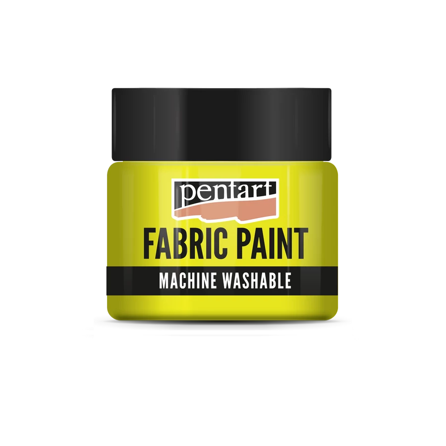 YELLOW- NEON FABRIC PAINT, 30ML – Just Like Home Interiors