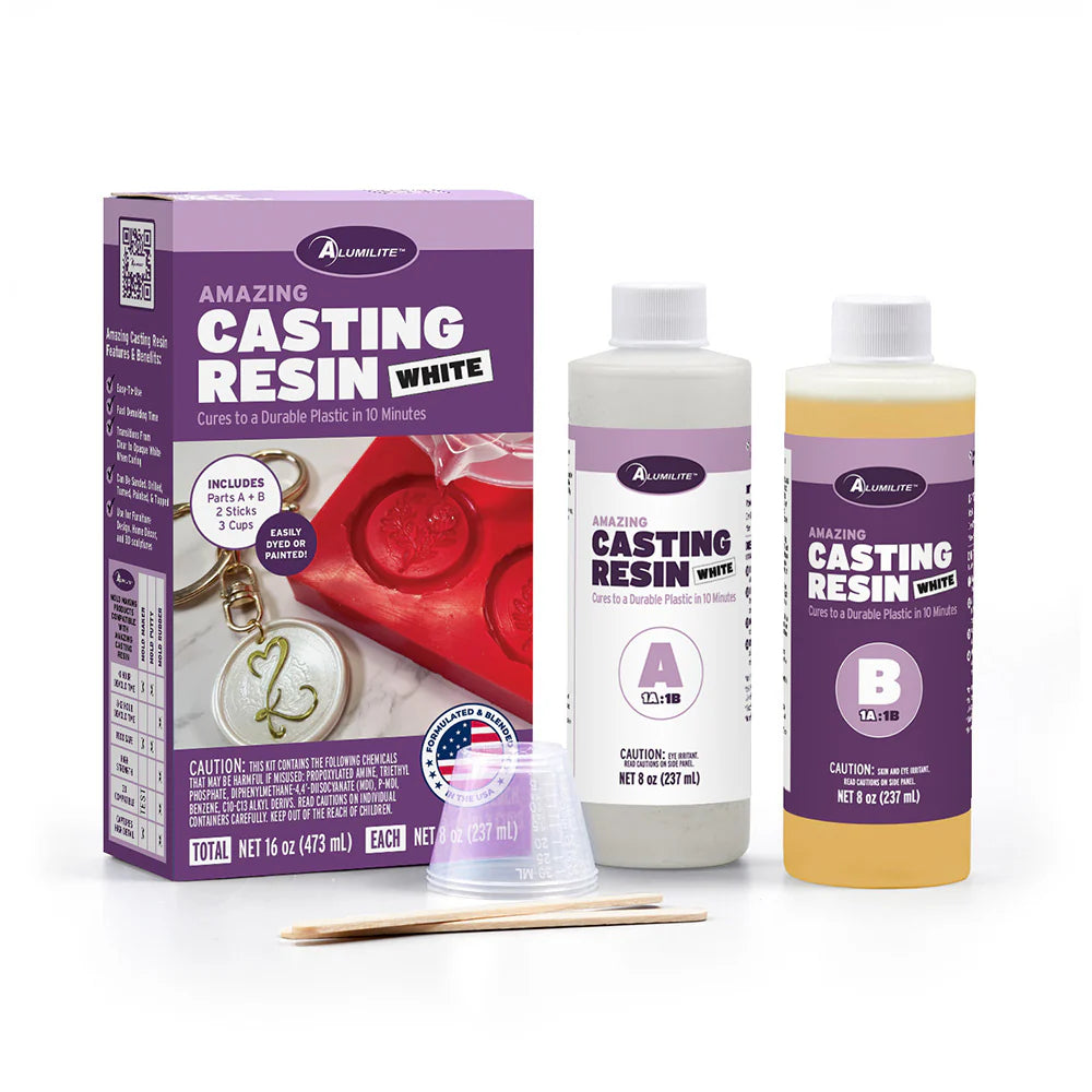 WHITE- ALUMILITE AMAZING RESIN KIT (CASTING RESIN) – Just Like Home ...