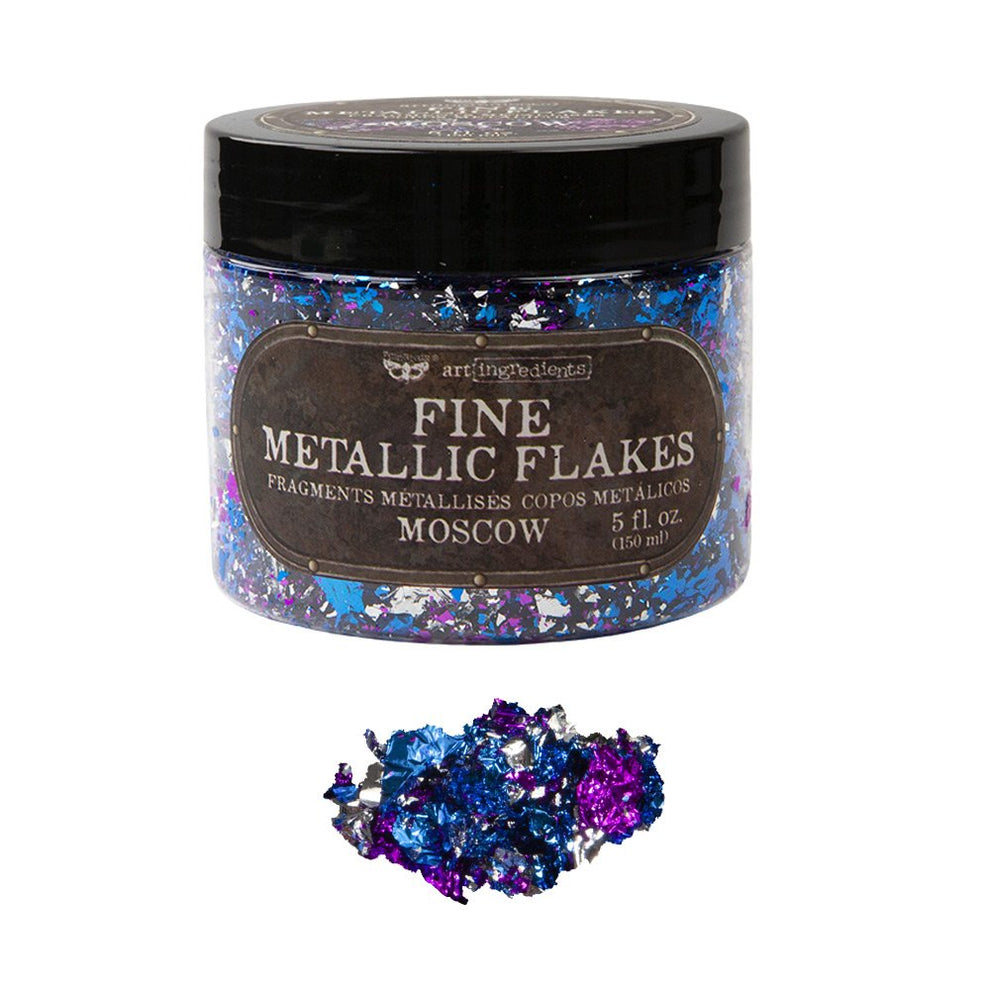 MOSCOW METALLIC FLAKES– 1 JAR, TOTAL WEIGHT 30G INCLUDING CONTAINER ...